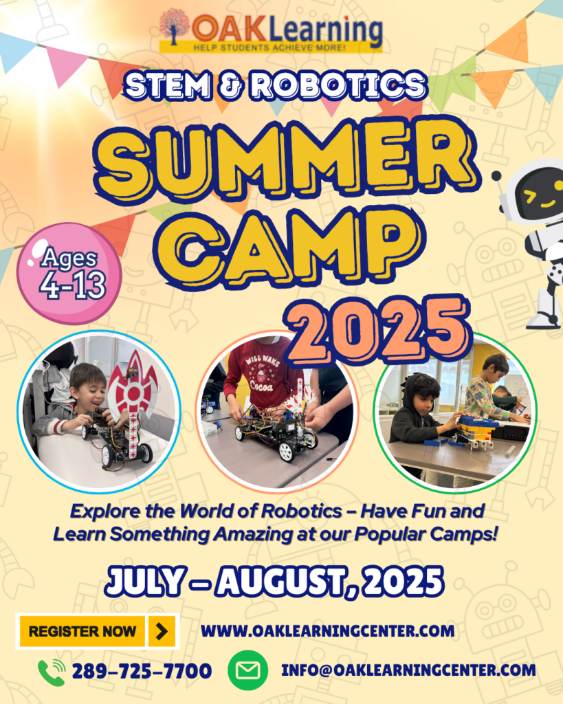 Robotics March-Break and Summer Camps in Oakville