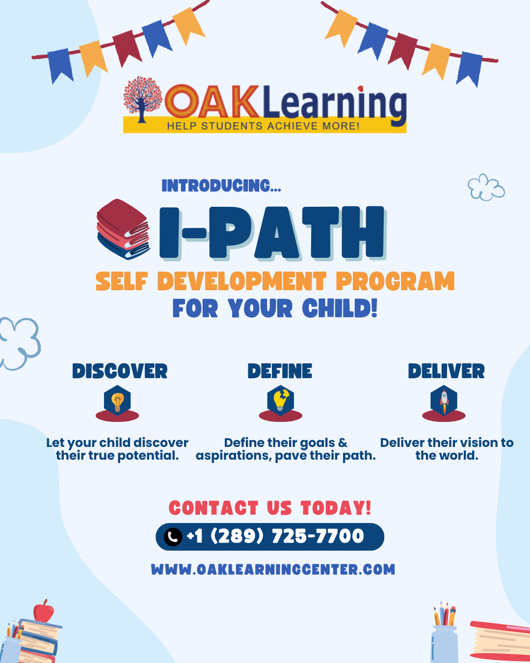 OAKLearning Center - Leading Tutoring, Enrichment and Camps in Oakville