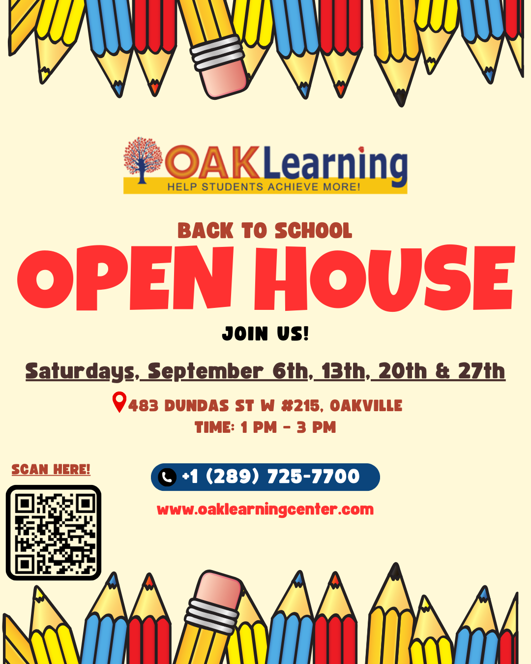 OAKLearning Center - Leading Tutoring, Enrichment and Camps in Oakville